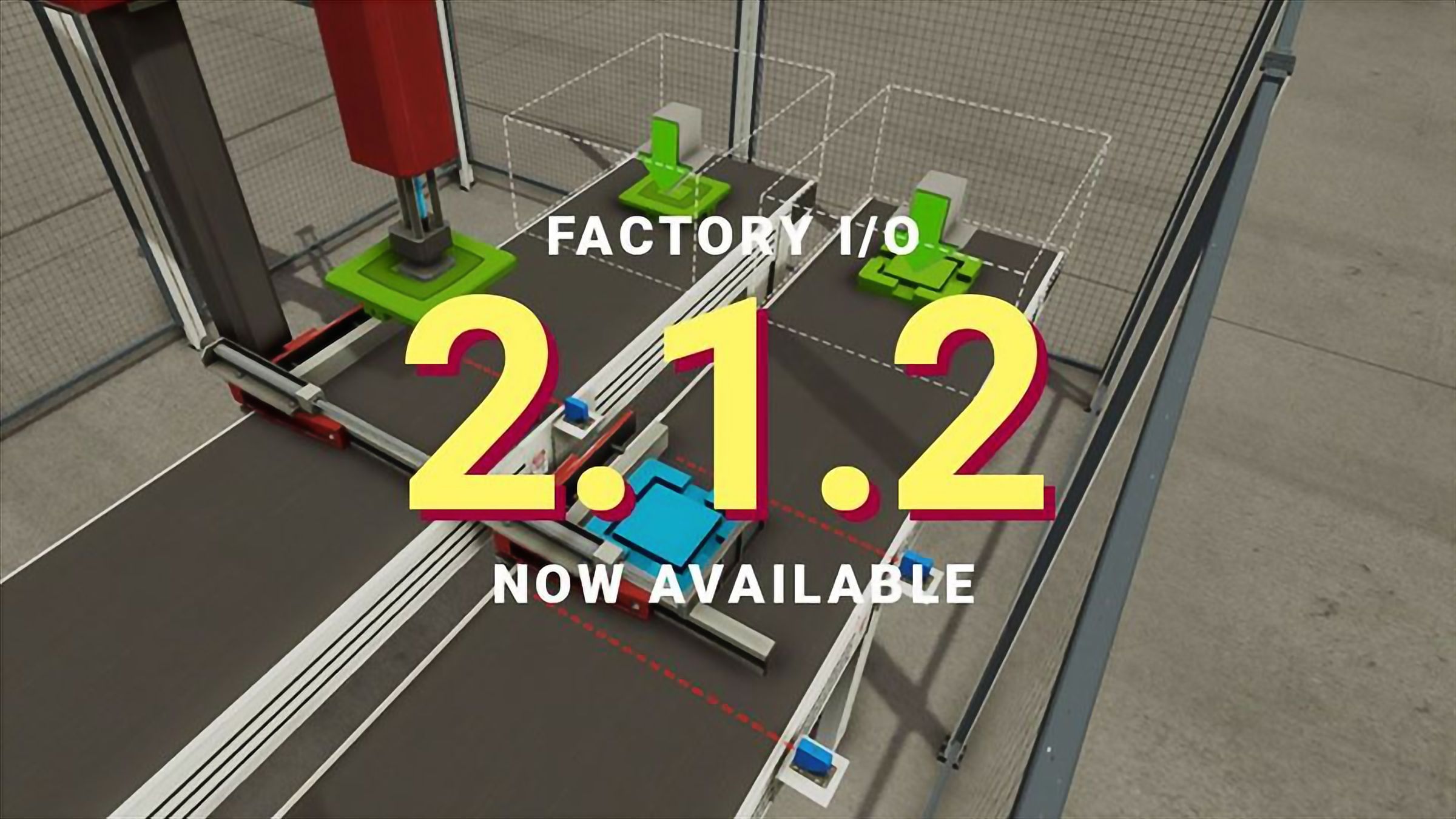 Factory I/O updated to version 2.1.2 - Factory I/O